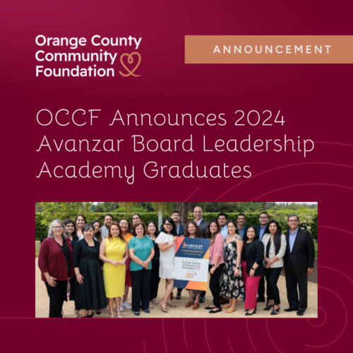 OCCF Announces 2024 Avanzar Board Leadership Academy Graduates | Orange ...